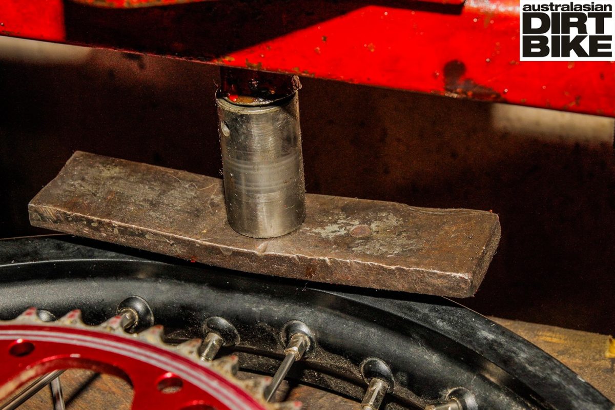 Pressing out wheel dents: How to (basic) - Australasian Dirt Bike Magazine