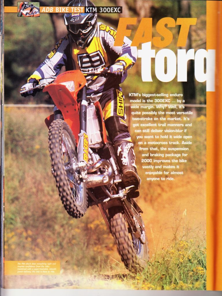 2000 KTM 300 EXC - Australasian Dirt Bike Magazine