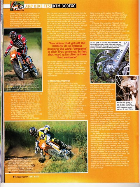 2000 KTM 300 EXC - Australasian Dirt Bike Magazine