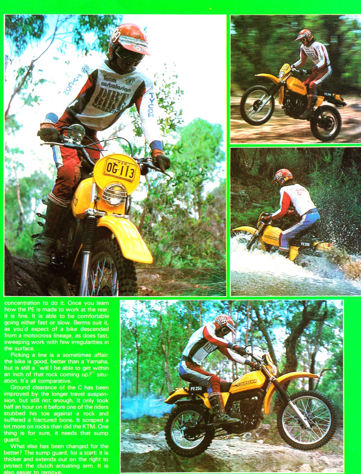 HERITAGE RIDE: Suzuki PE250C - Australasian Dirt Bike Magazine