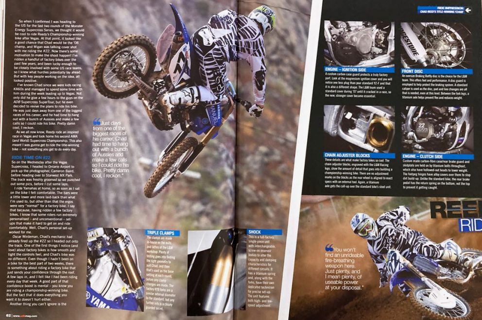 8 Best Chad Reed Race Bikes - Australasian Dirt Bike Magazine