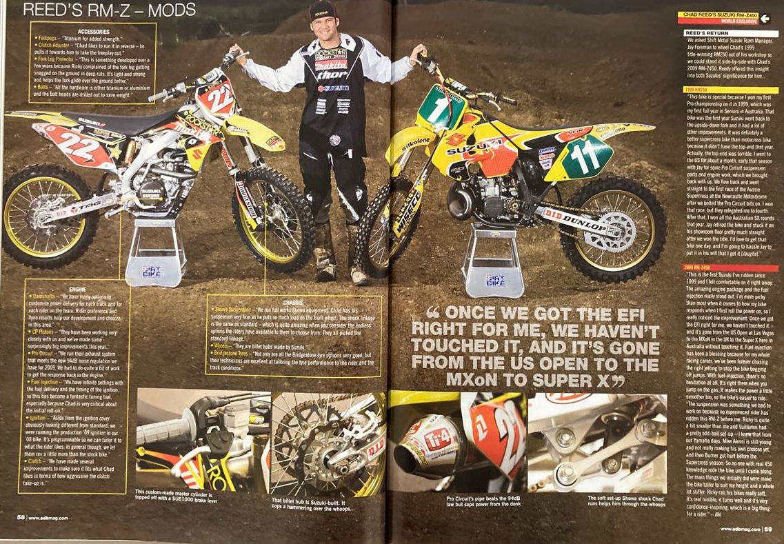 8 Best Chad Reed Race Bikes - Australasian Dirt Bike Magazine