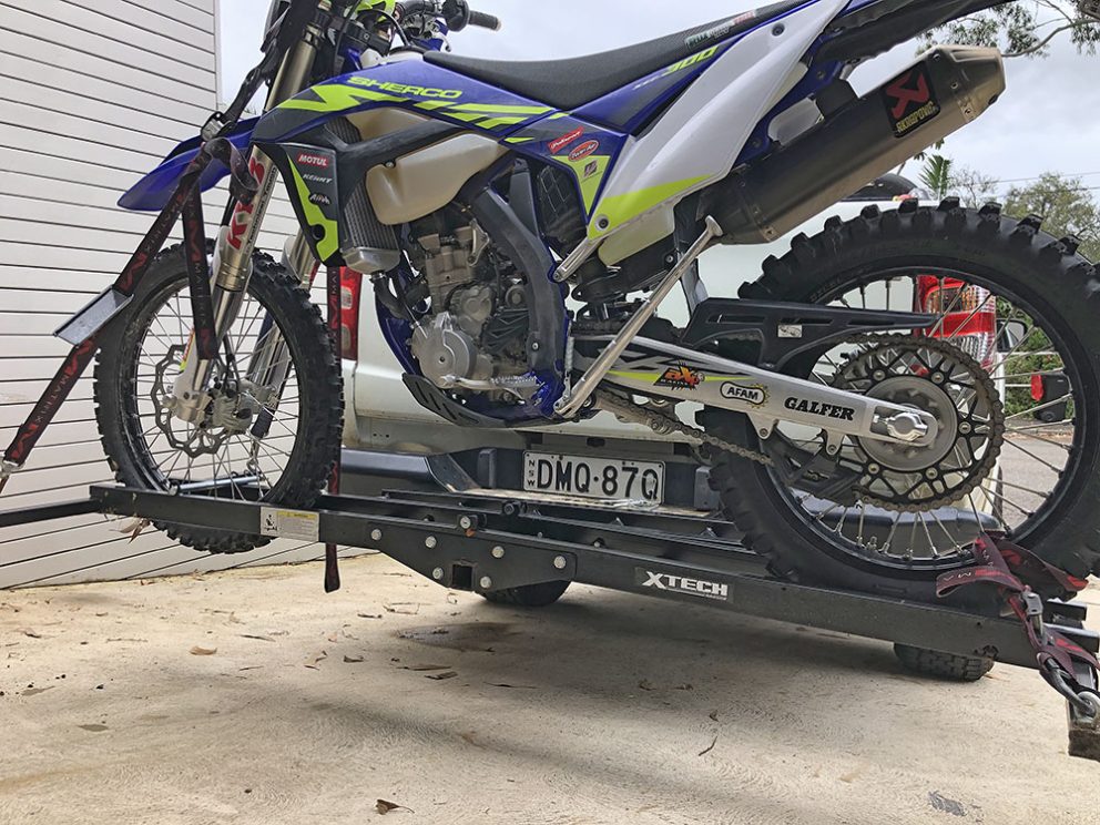 XTECH FOLDING MOTORCYCLE CARRIER - Australasian Dirt Bike Magazine